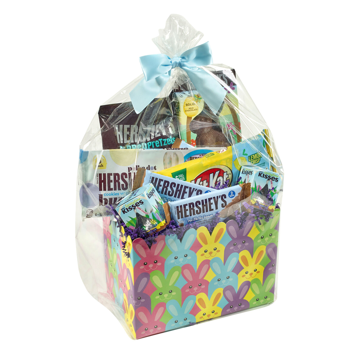 Hop Into Easter HERSHEY'S Milk Chocolate and More Gift Basket Box