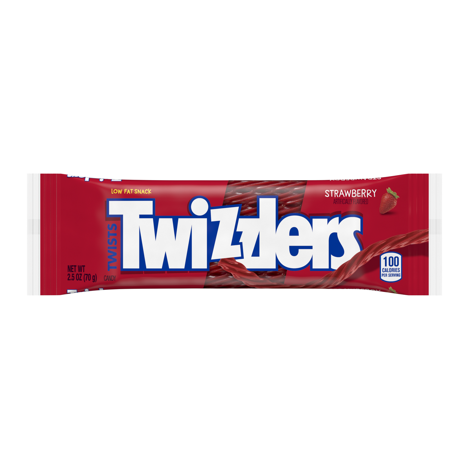TWIZZLERS Strawberry Twists Standard Size 2.5oz Candy Bar