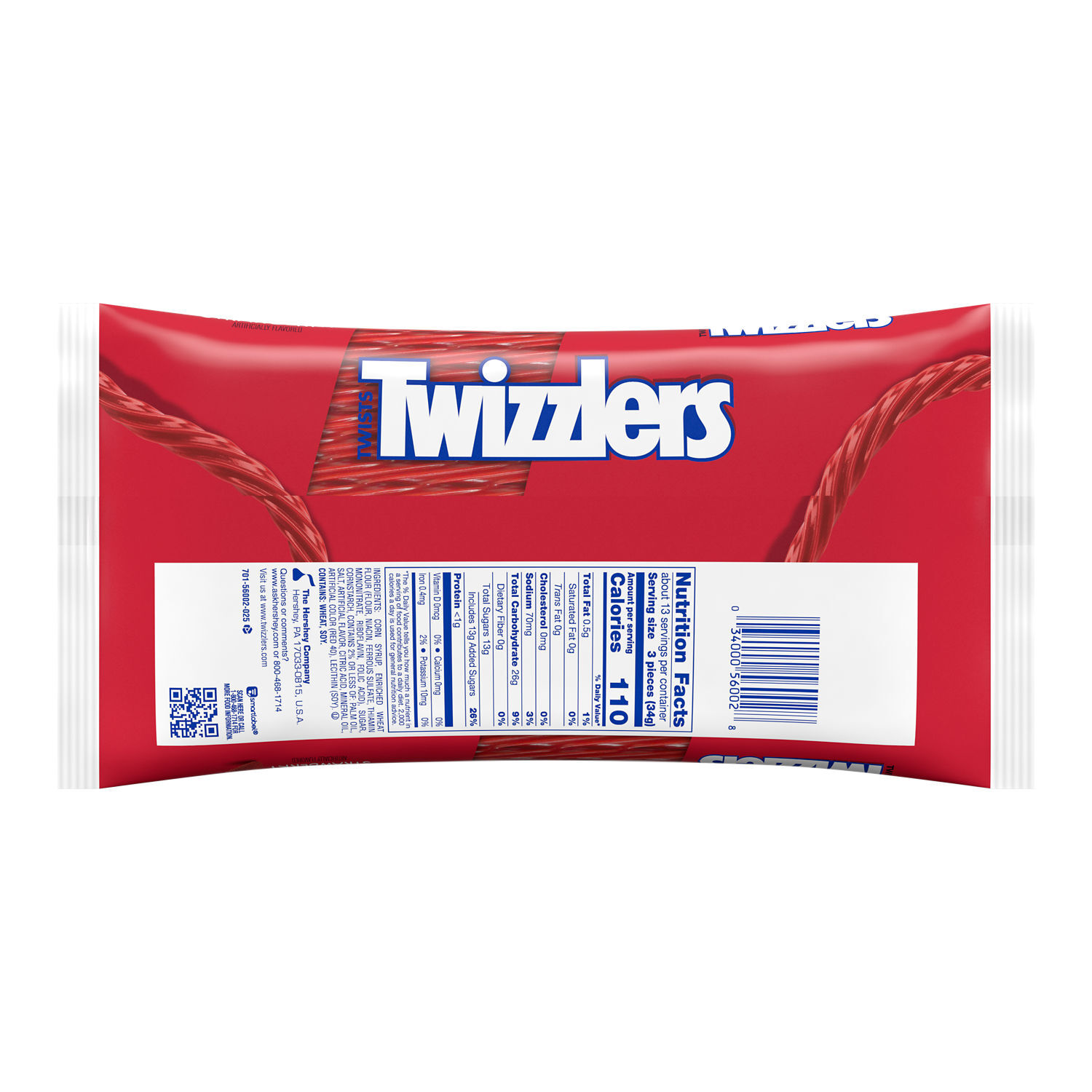 TWIZZLERS Strawberry Twist 16oz Candy Bag