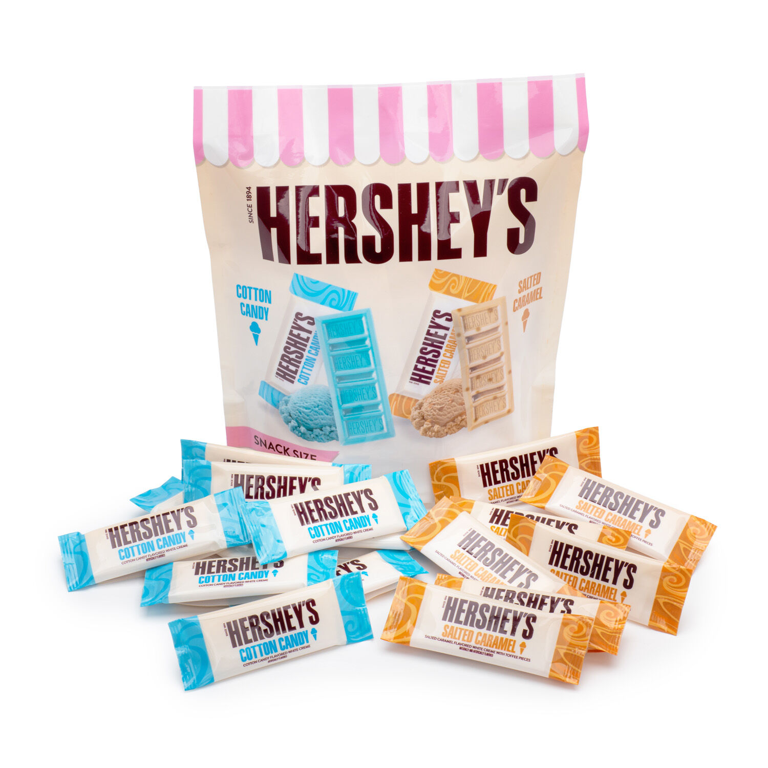 HERSHEY’S Ice Cream Flavored Assorted Snack Size Candy Bag 16oz