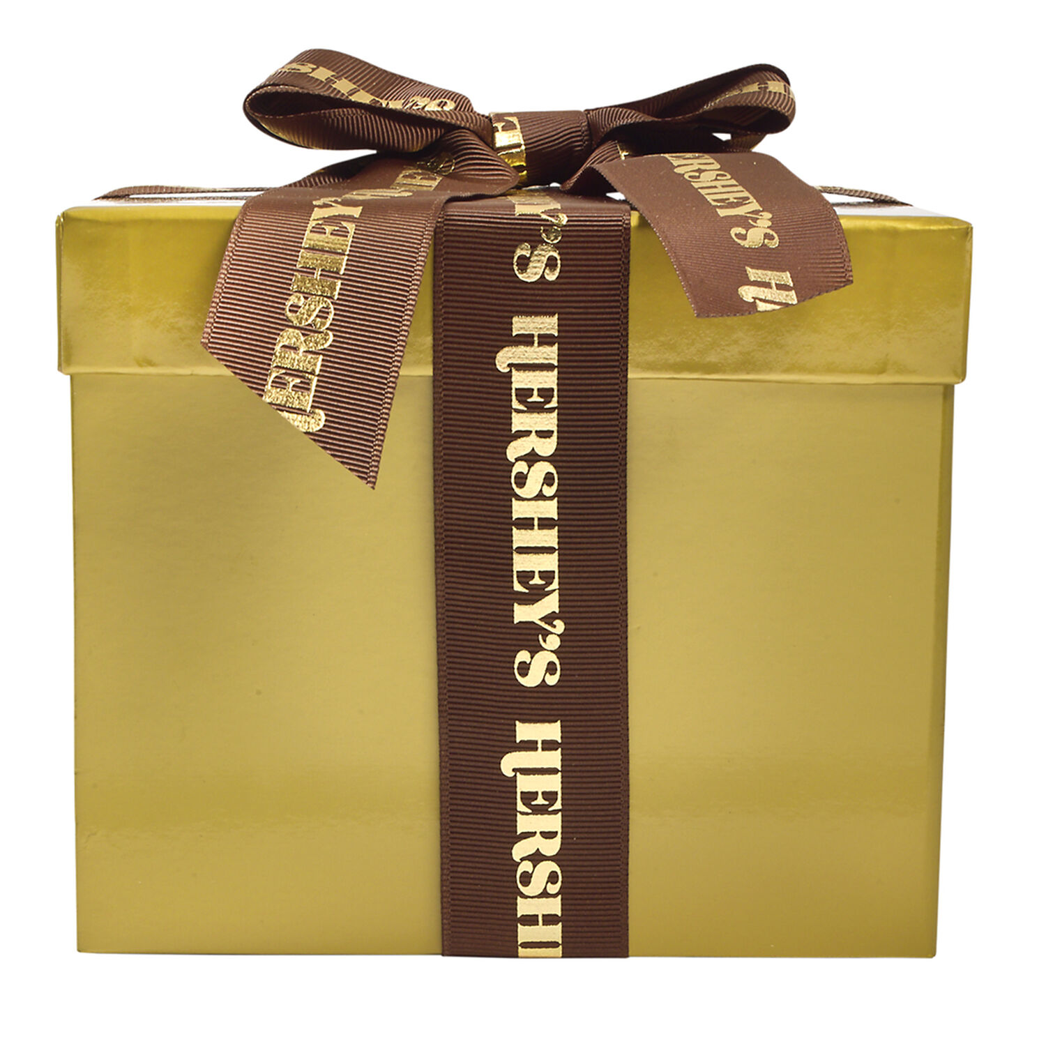 HERSHEY'S NUGGETS Collection Signature Gold 3-Tier Gift Box