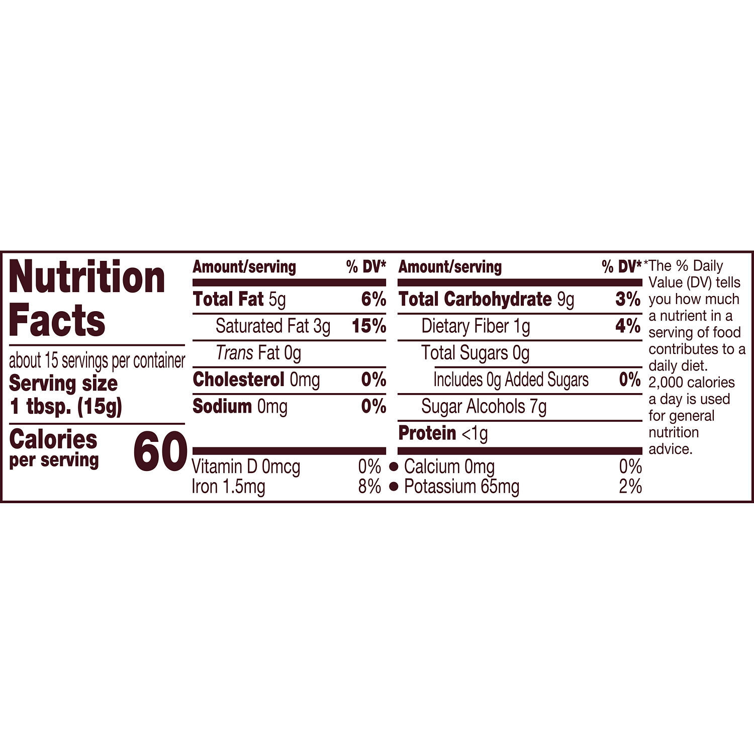 HERSHEY'S Zero Sugar Chocolate Baking Chips Bag, 8 oz