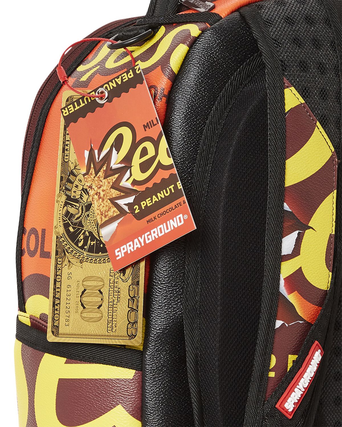 Sprayground Reese's Peanut Butter Cup Shark Bite Backpack