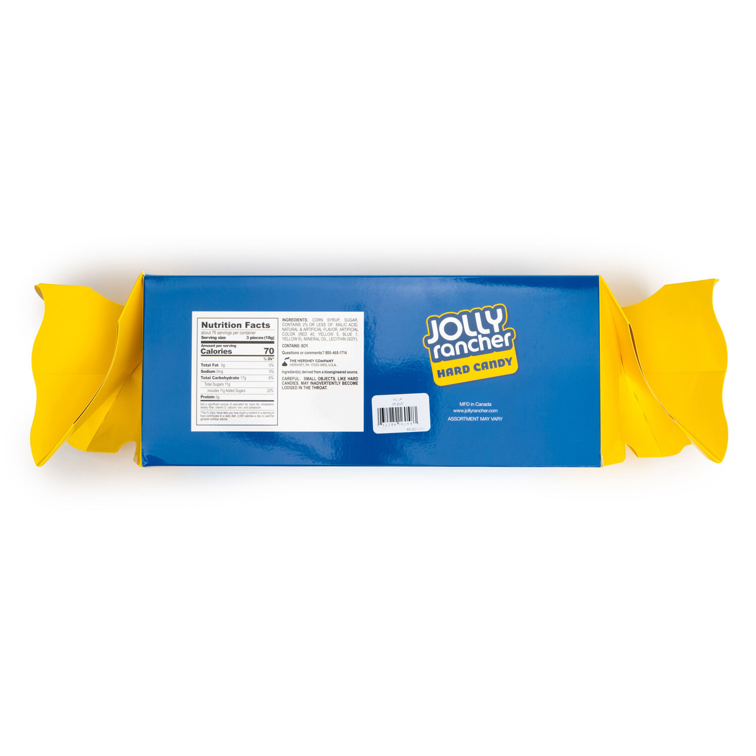 JOLLY RANCHER World's Largest Novelty Packaged Hard Candy Filled Box, 3lb