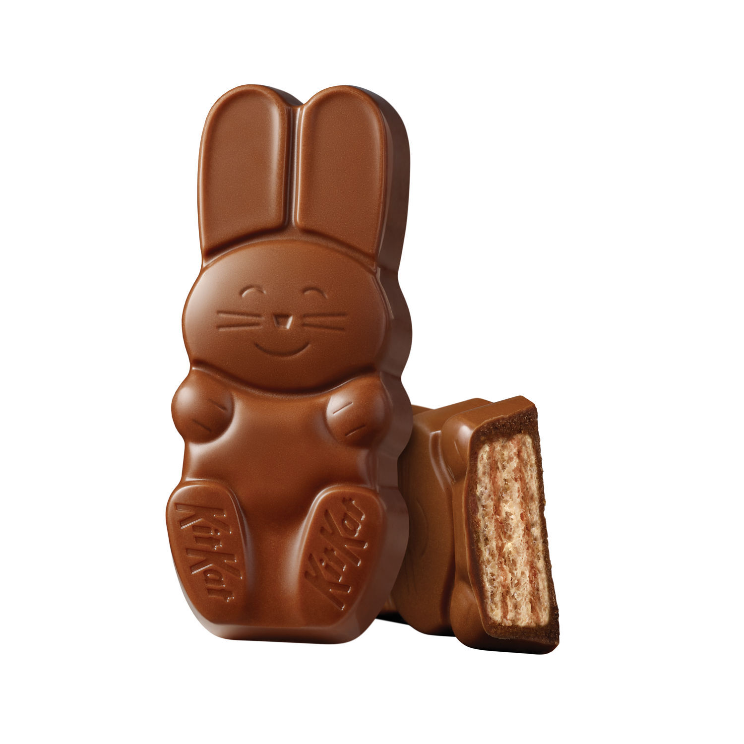KIT KAT® Milk Chocolate Snack Size Wafer Bunnies, Easter Candy Bag, 8.85 oz