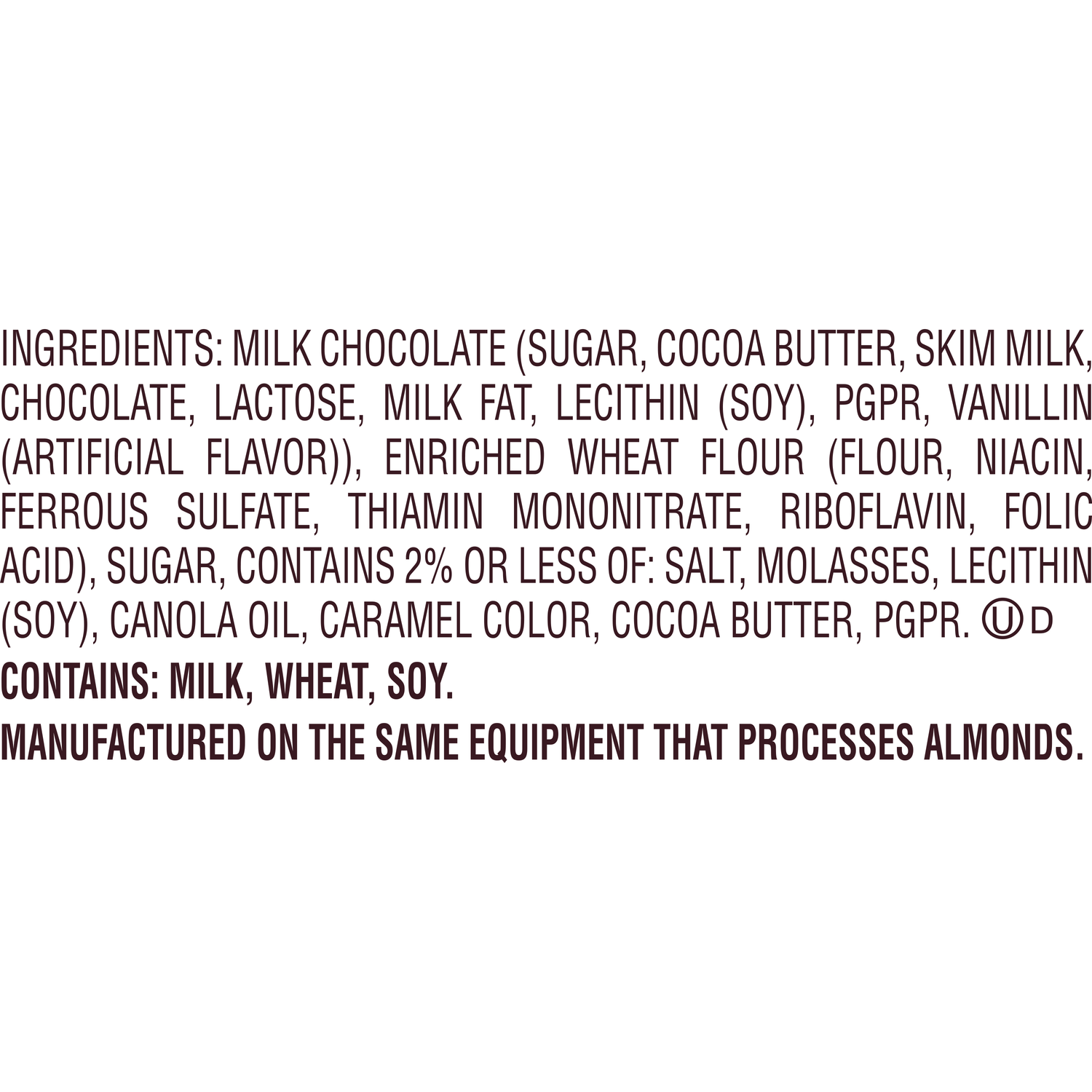 HERSHEY'S Milk Chocolate with Waffle Cone Pieces Candy Bars, 1.4 oz (36 ...