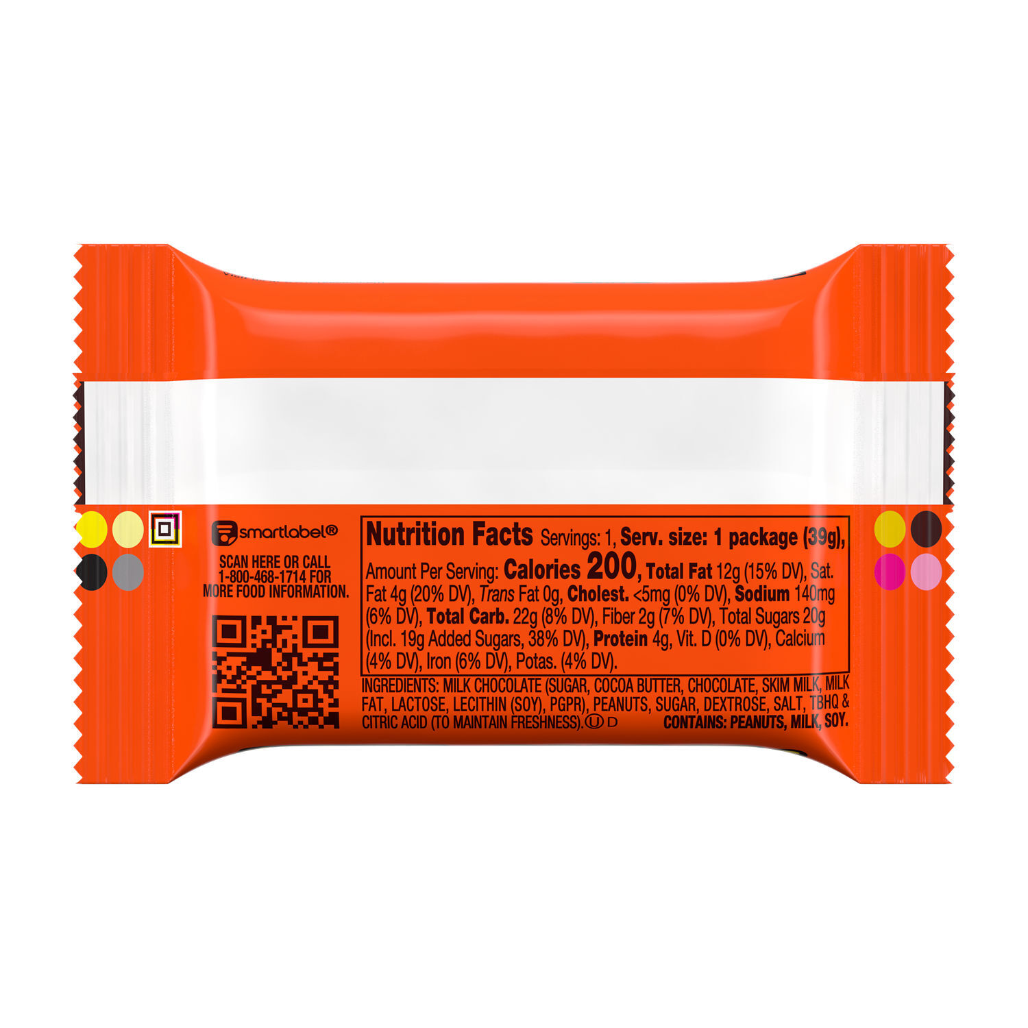 REESE'S BIG CUP Milk Chocolate Peanut Butter Cups Standard Size 1.4 oz ...