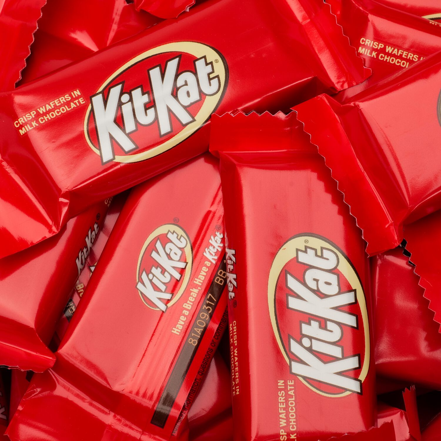 KIT KAT® Milk Chocolate Snack Size Bulk Assortment, 30 lb