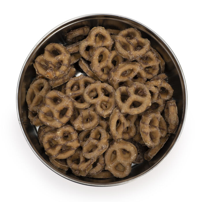 Reese's Milk Chocolate Peanut Butter Dipped Pretzels 16oz Candy Tin