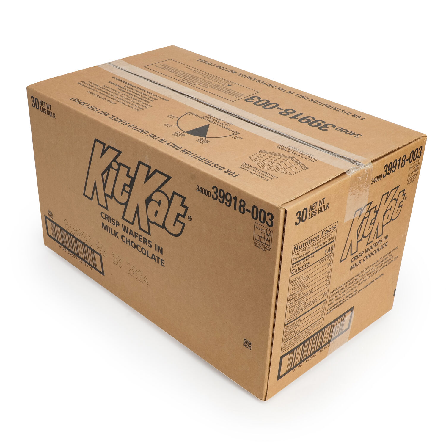 KIT KAT® Milk Chocolate Snack Size Bulk Assortment, 30 lb