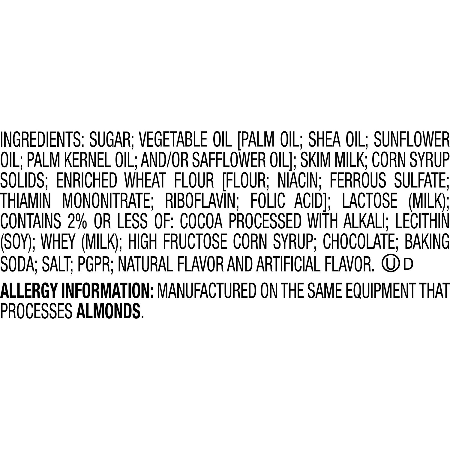 HERSHEY'S Cookies 'n' Creme Snack Size Fangs Halloween Candy Bars, 9.45 oz