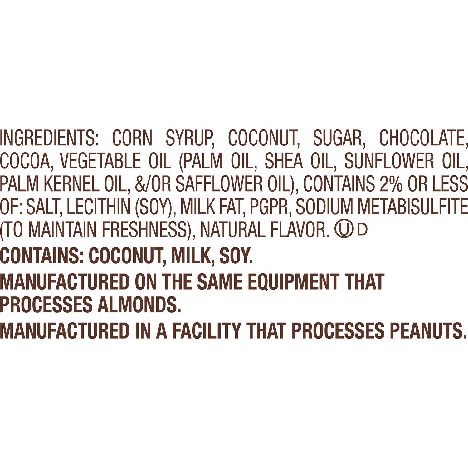 MOUNDS Dark Chocolate and Coconut Candy Bars, 1.75 oz (24 Count)