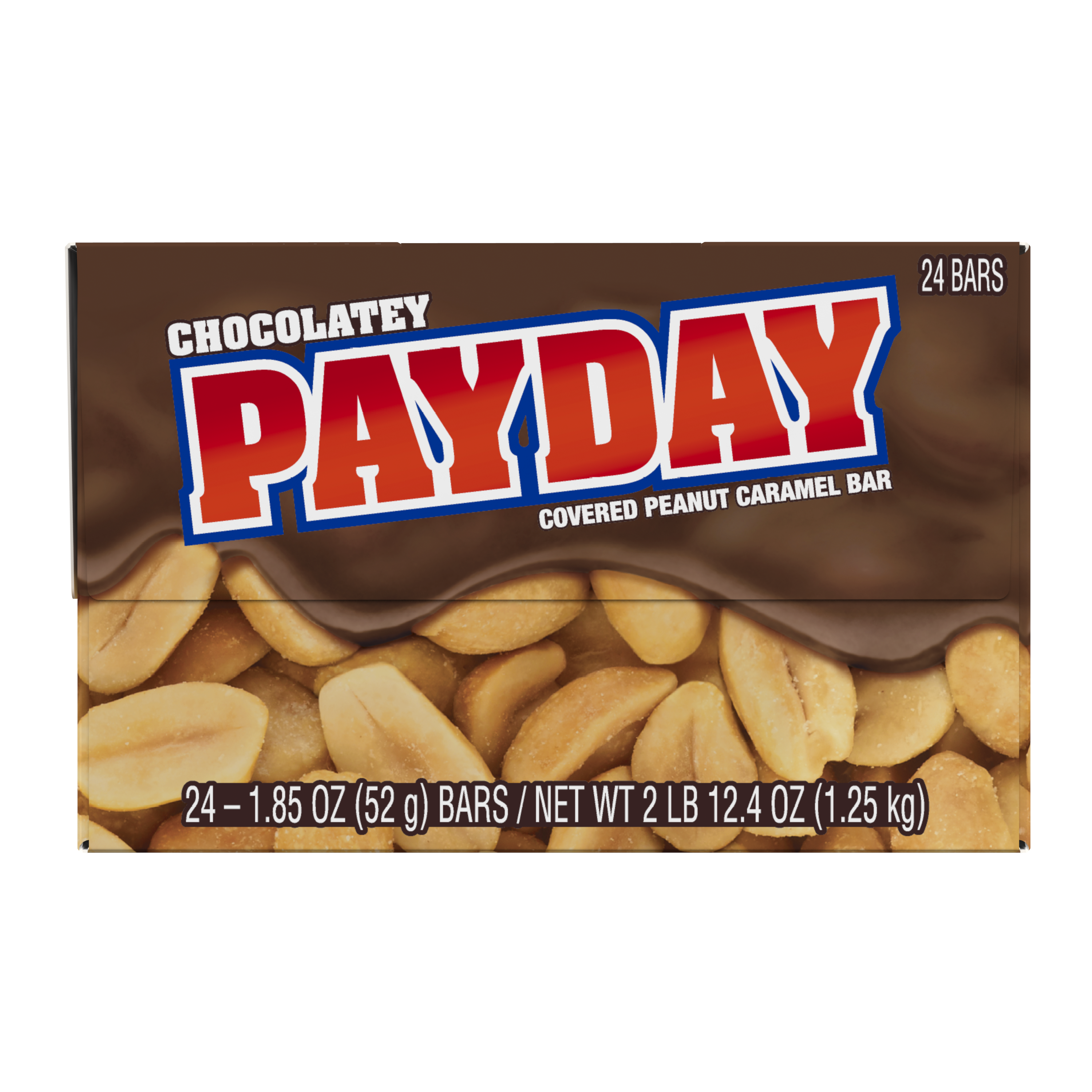 PAYDAY Chocolatey Peanut Caramel Candy Bars 1.85 oz 24 Count