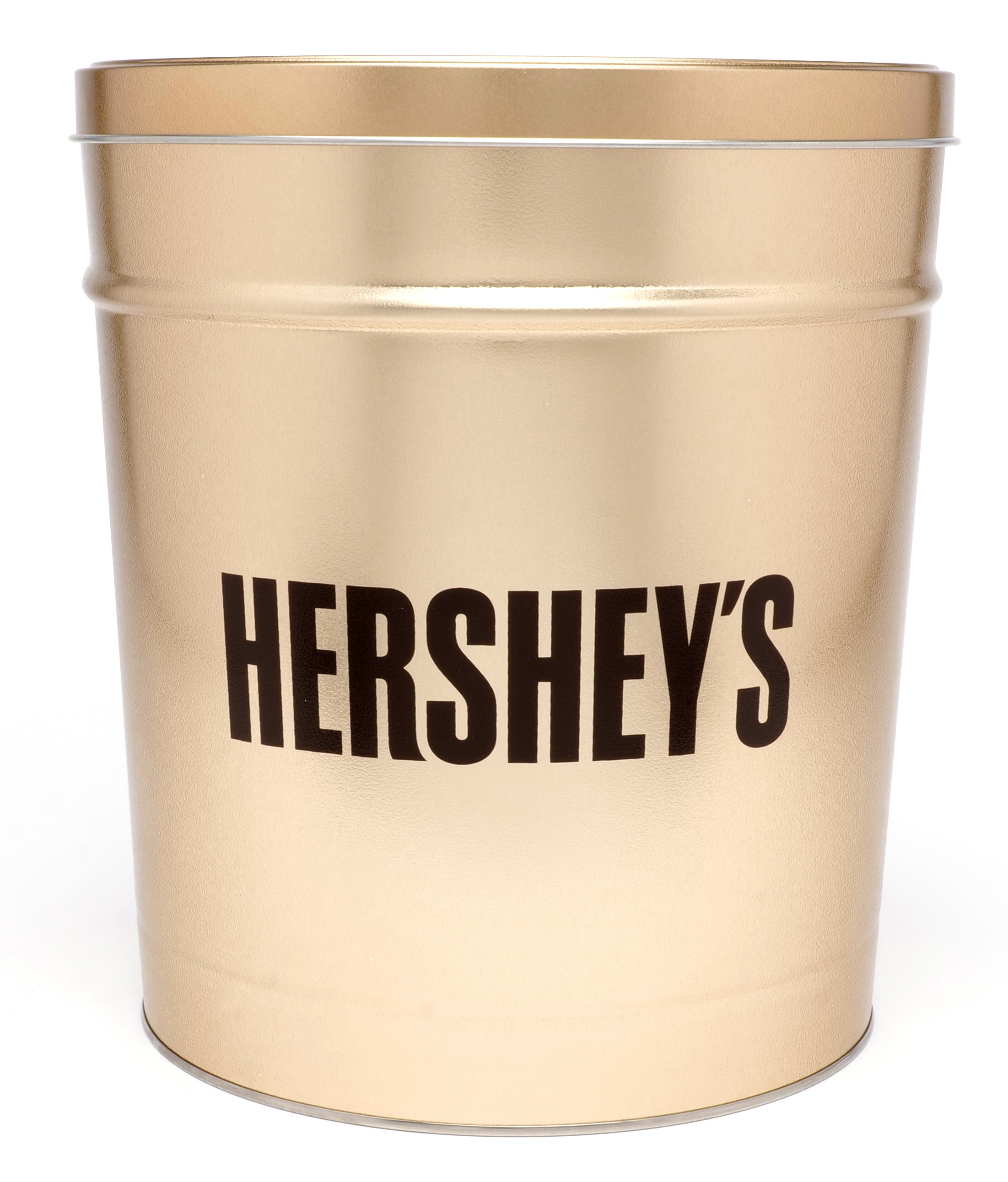 Hershey Chocolate Tins HERSHEY'S Signature Valentine Gold Gift Tin