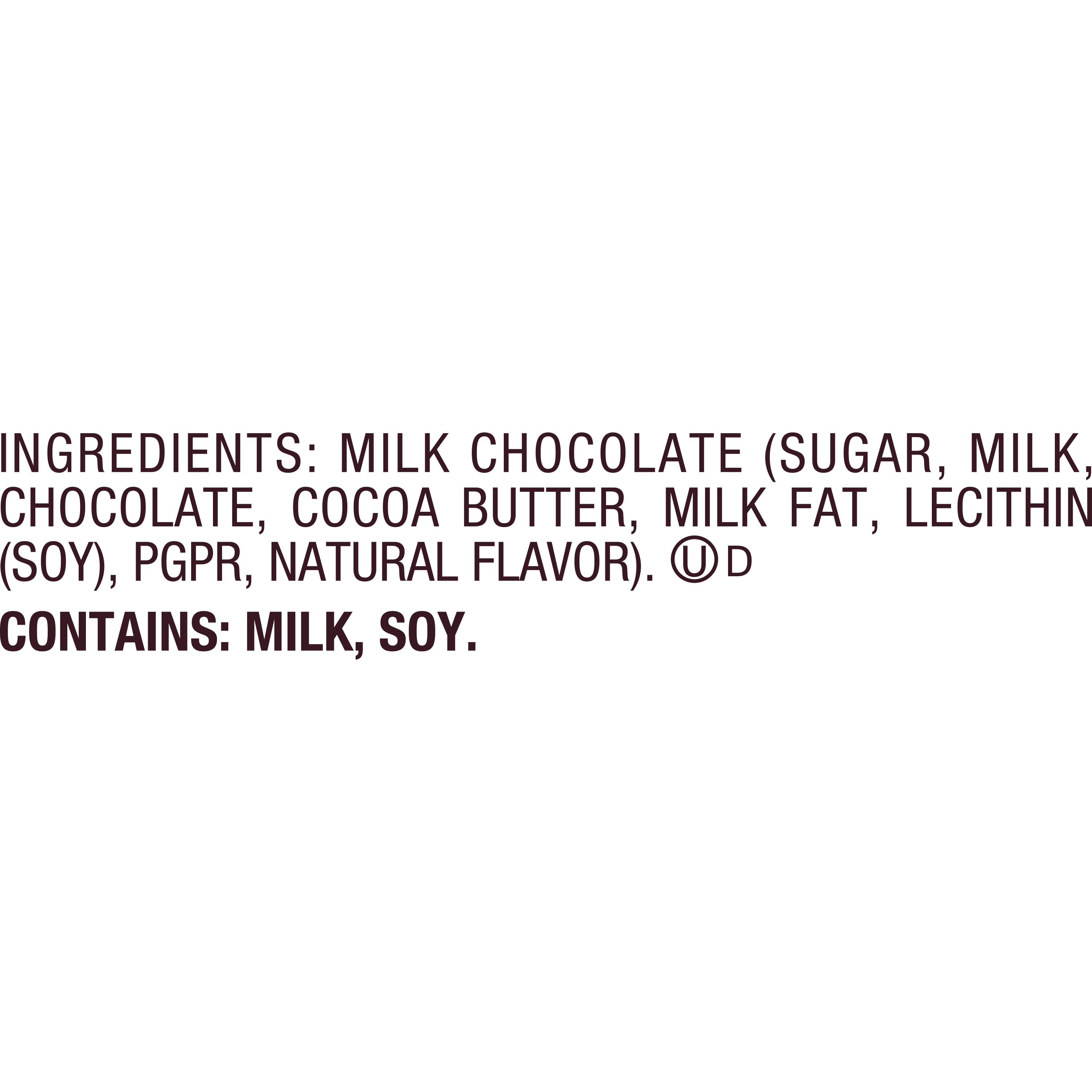 Hershey's Chocolate Ingredients List
